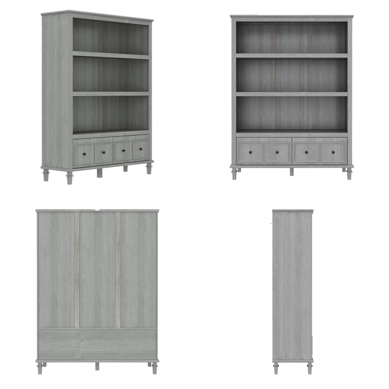 August Grove® Anniya Storage Bookcase & Reviews | Wayfair